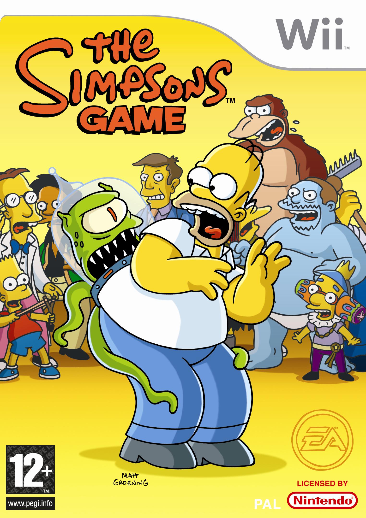 The Simpsons Game - Wii spill | Retrospillkongen