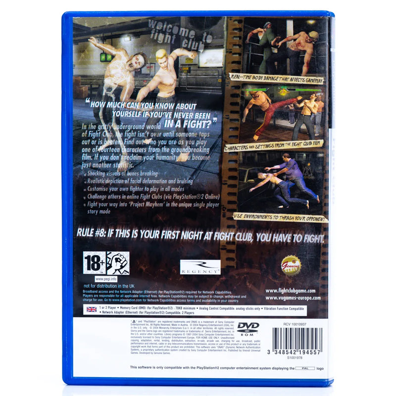 Fight Club - PS2 Spill | Retrospillkongen