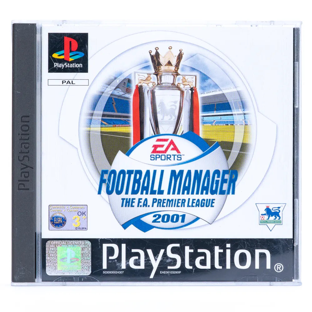 Football Manager 2001 The FA Premier League - PS1 Spill | Retrospillkongen