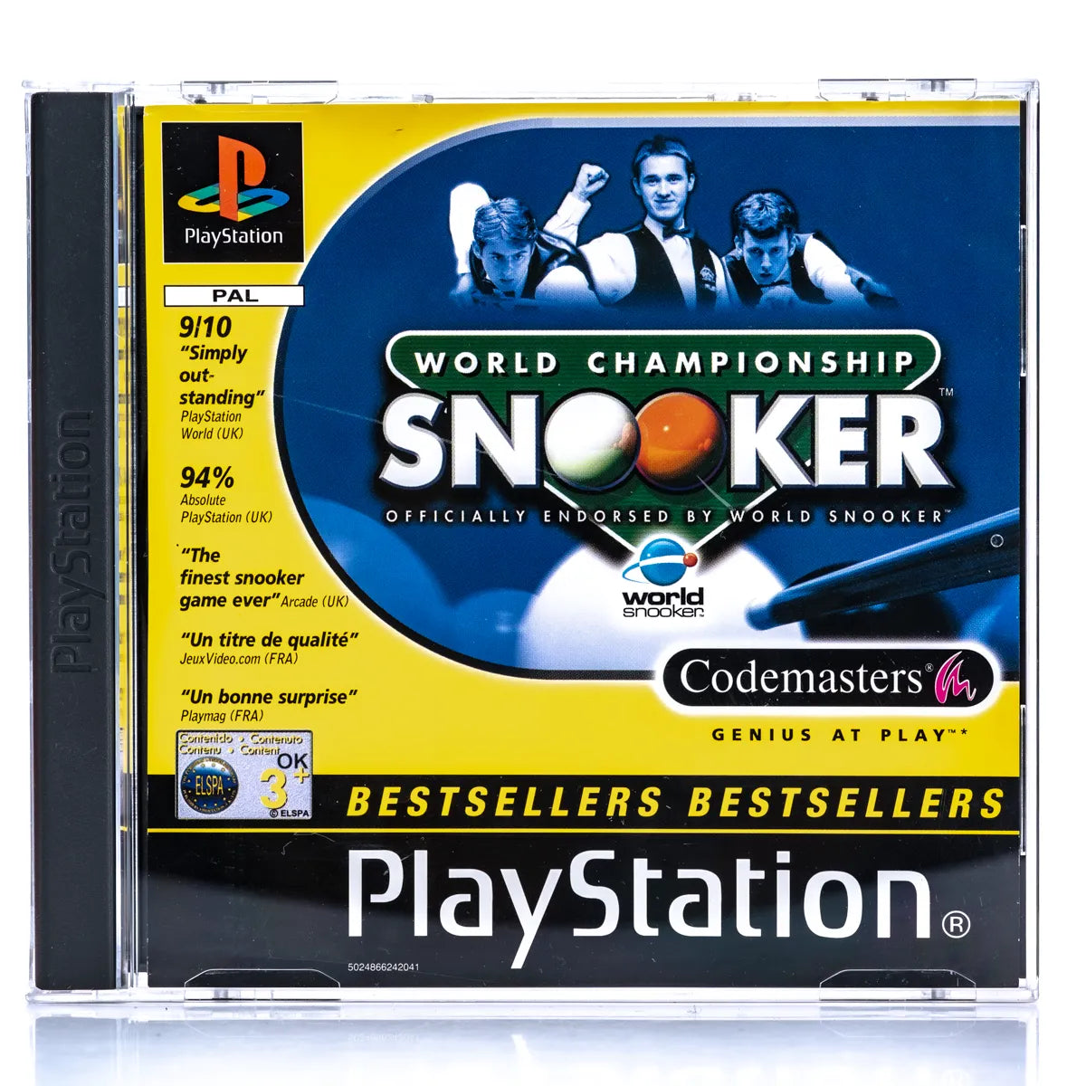 World Championship Snooker - PS1 Spill | Retrospillkongen