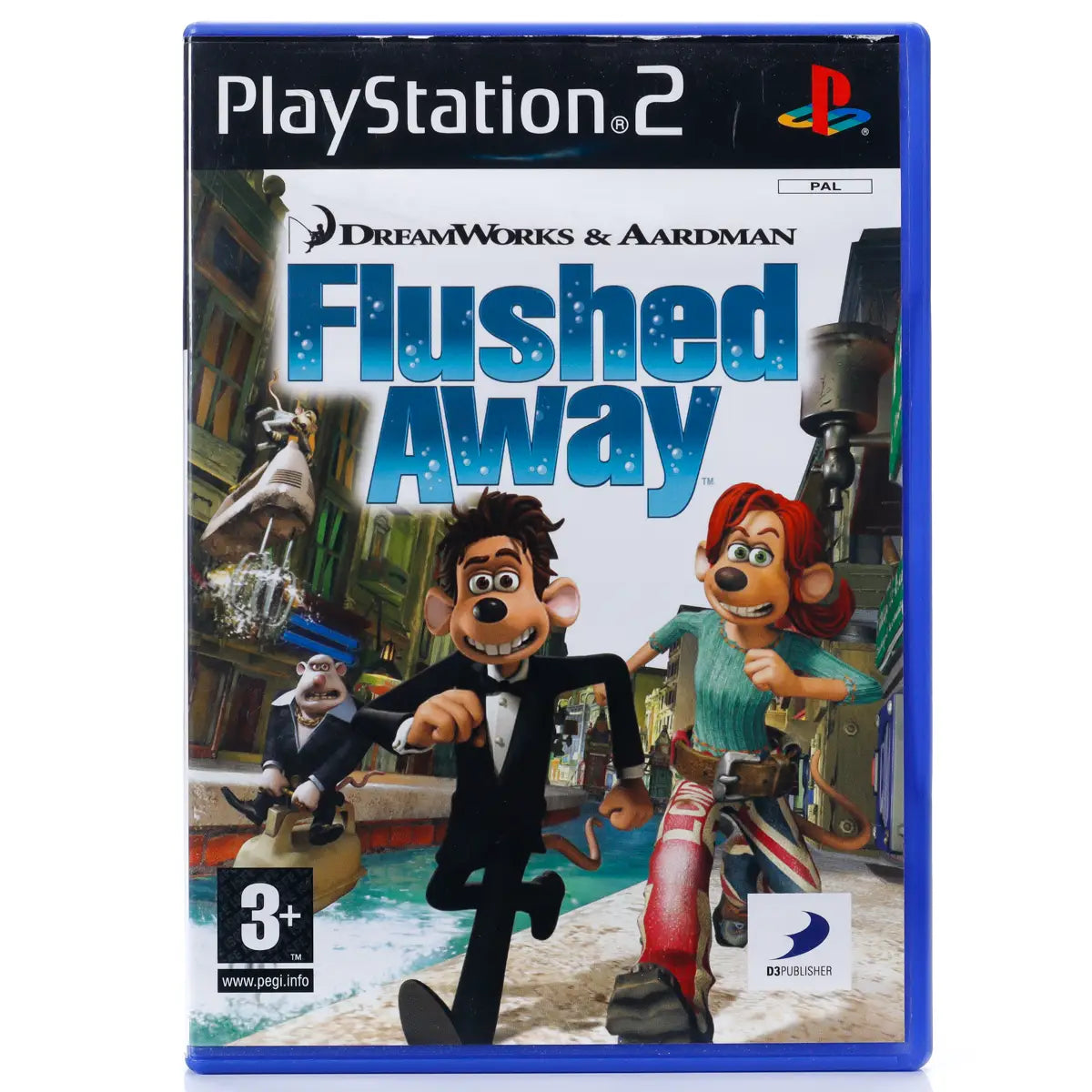 DreamWorks & Aardman Flushed Away - PS2 spill | Retrospillkongen