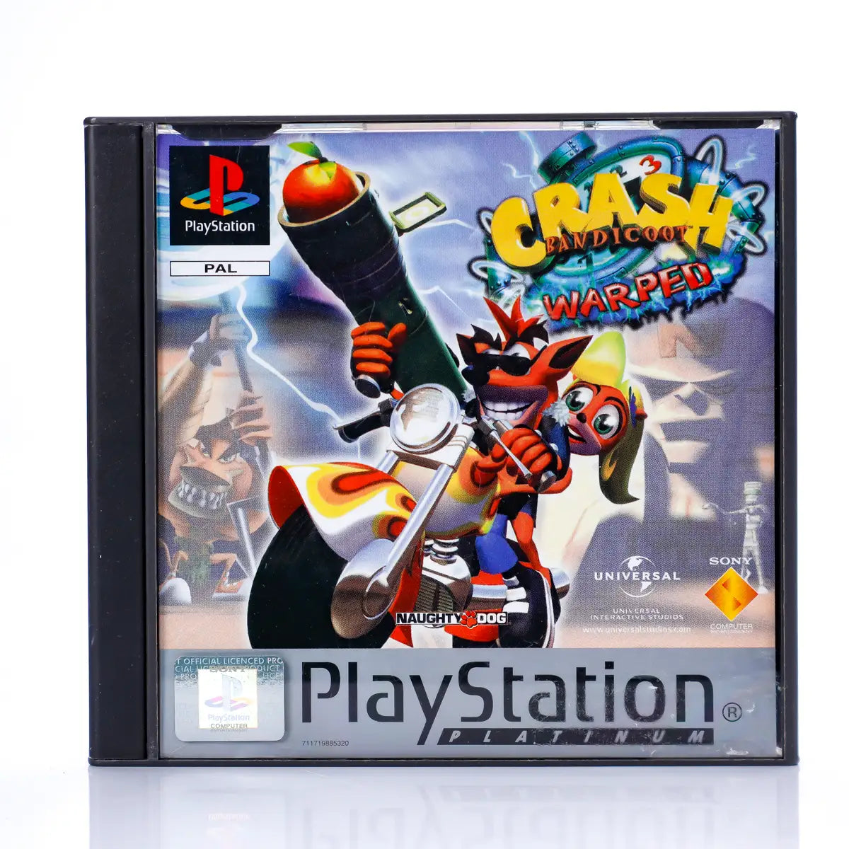 Crash Bandicoot 3: Warped - PS1 spill | Retrospillkongen