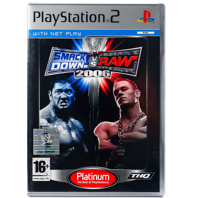 WWE Smackdown vs. Raw 2006 - PS2 spill (Kun Cover) | Retrospillkongen