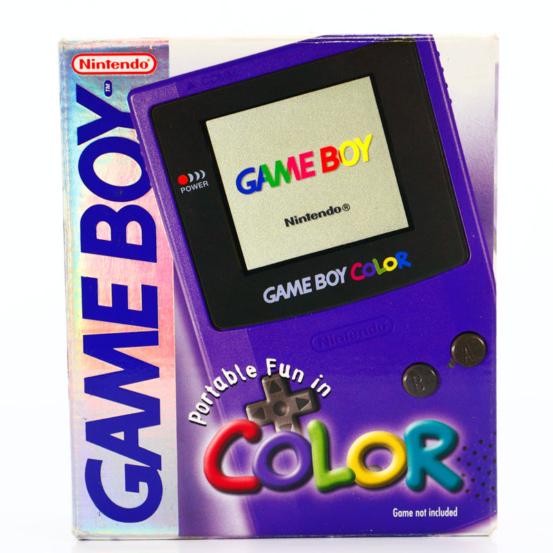 Nintendo Game Boy Color Grape Purple Lilla Håndholdt konsoll i Eske ...